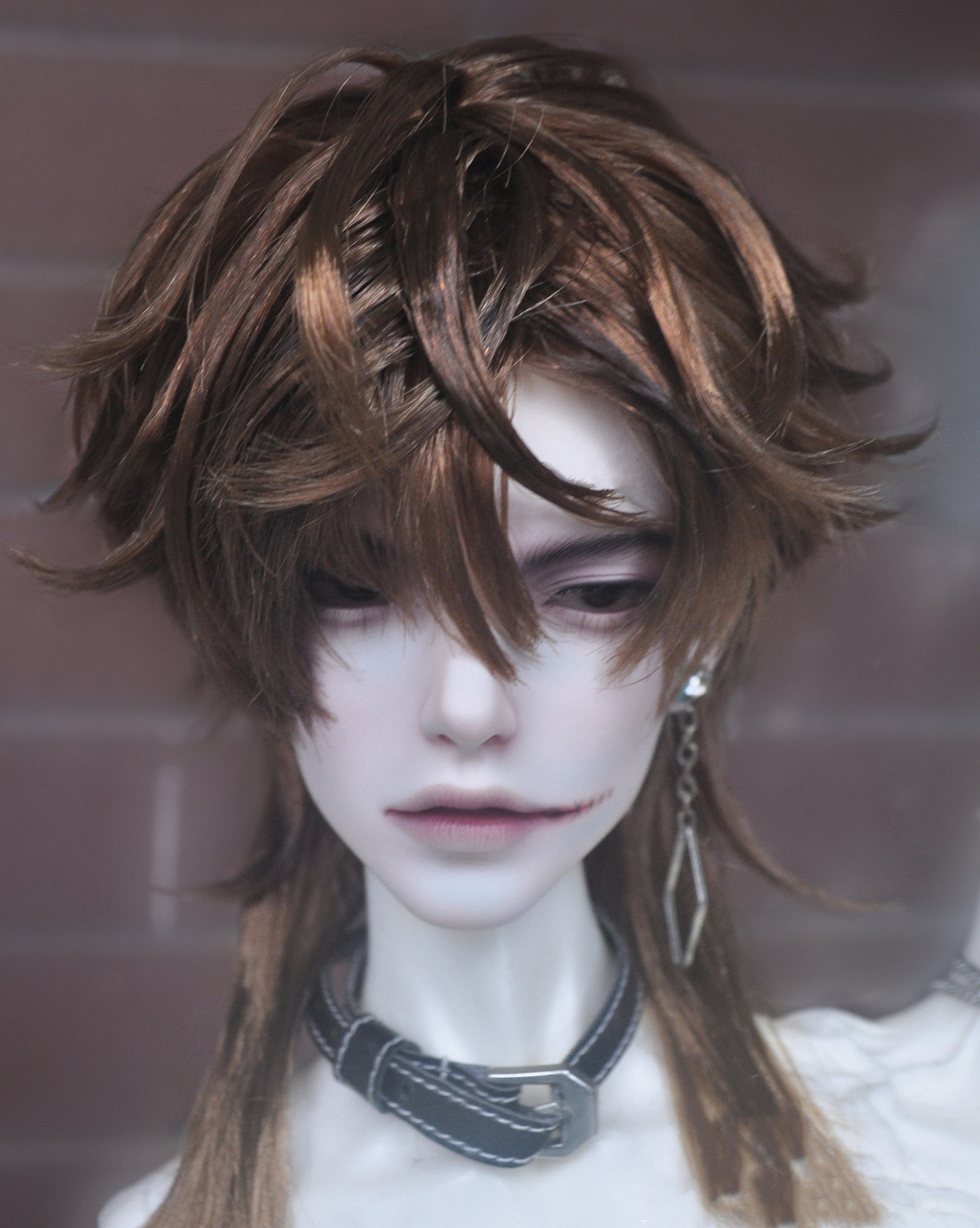 Soft Silk Doll Wigs Cool Boy Wig 1/3 Bjd Wig 8-9'' for Bjd Doll or ...