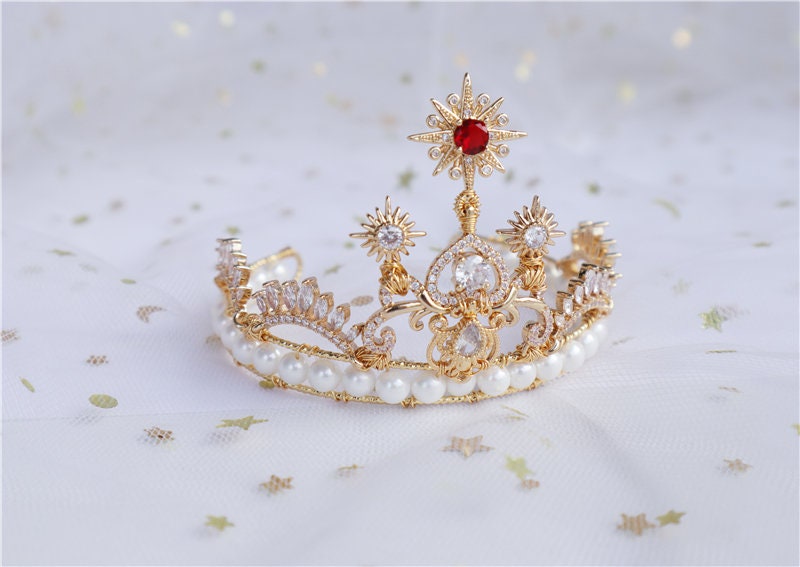 Miniature Queen Crown Doll Crown for Blyth Doll and 1/3 1/4 1/6 Bjd ...
