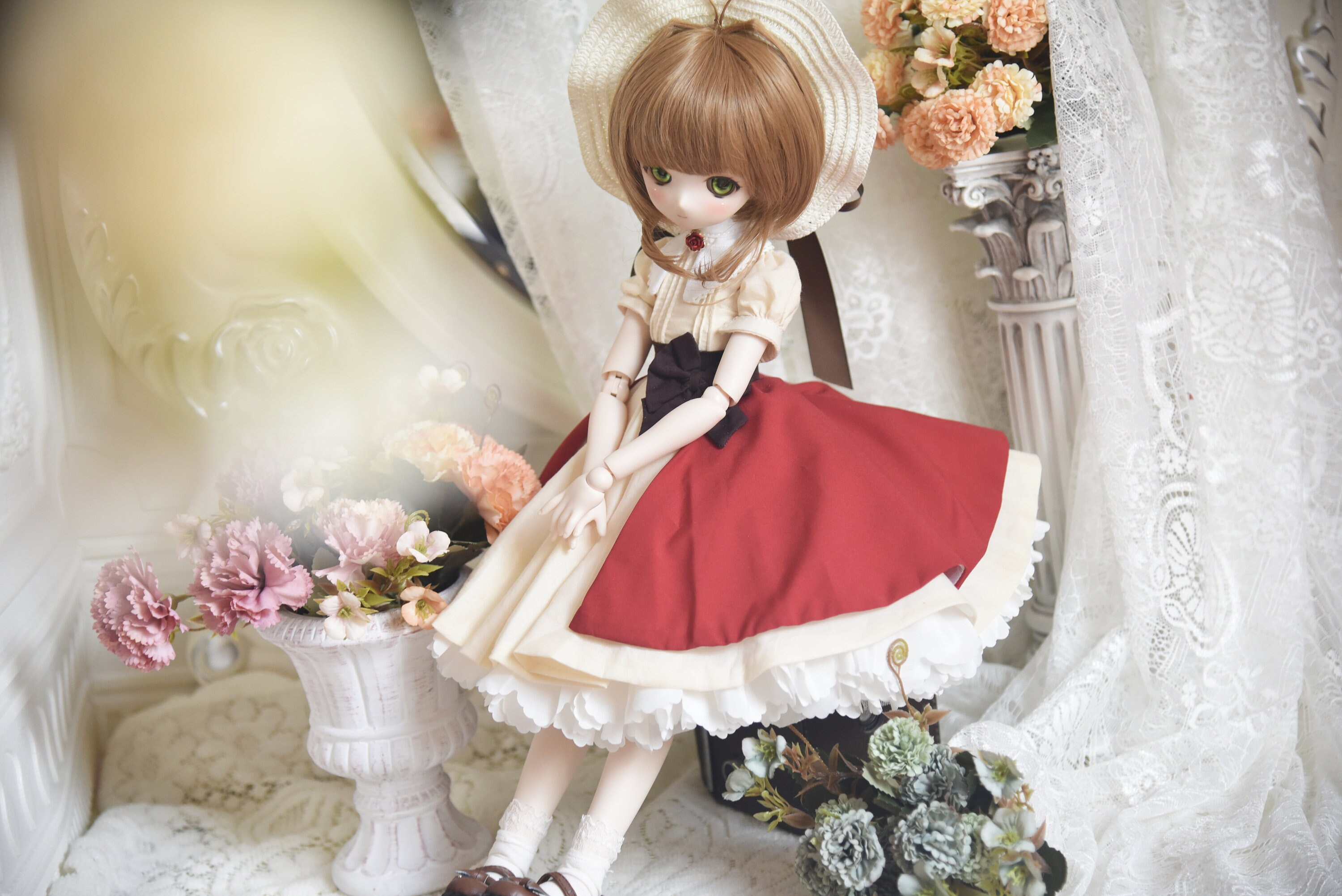 onlineshop discounted Kawaii Cosplay Doll Clothes 1/4 1/3 BJD Clothes Doll Dress for Msd/Mdd ...