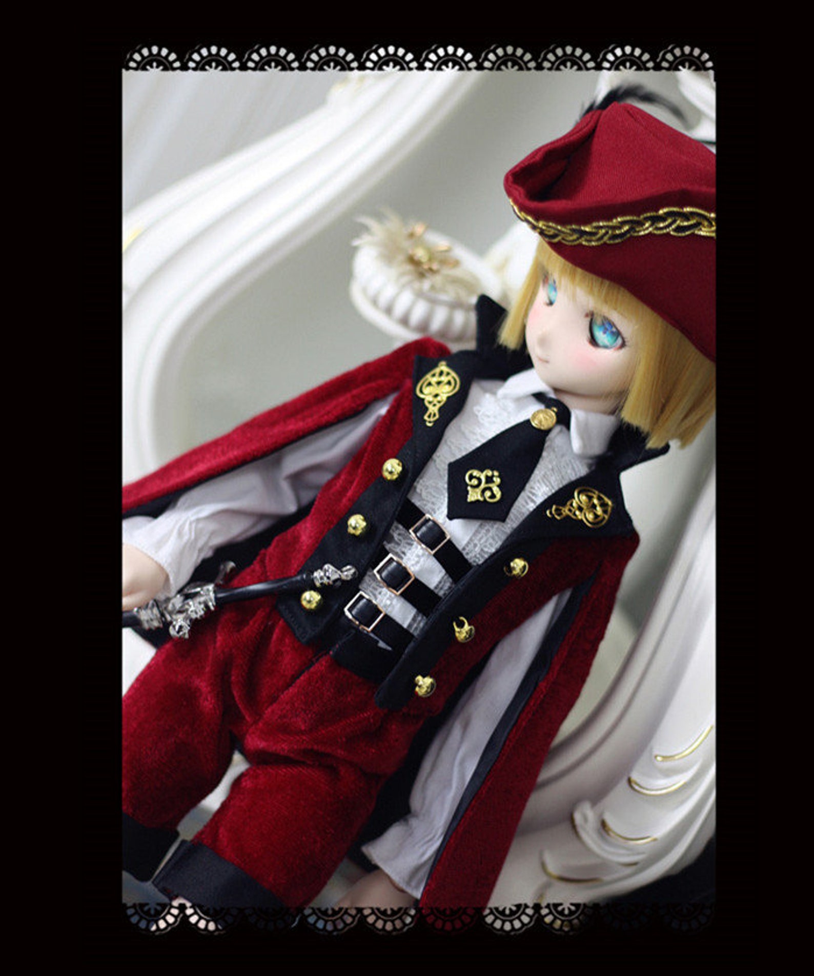 Knight Costume Cosplay Doll Clothes,custom Bjd Clothes,1/4 Bjd Formal ...