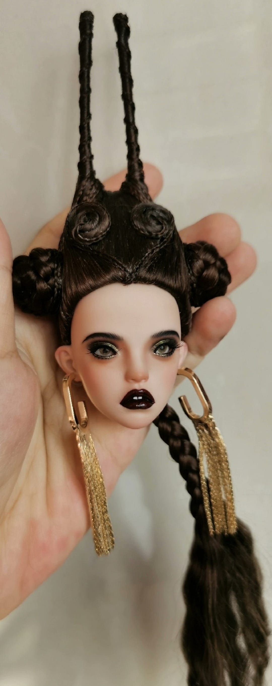 PPV Doll Wig,black Doll Wig,bjd Doll Wigs,braided Wig - Etsy