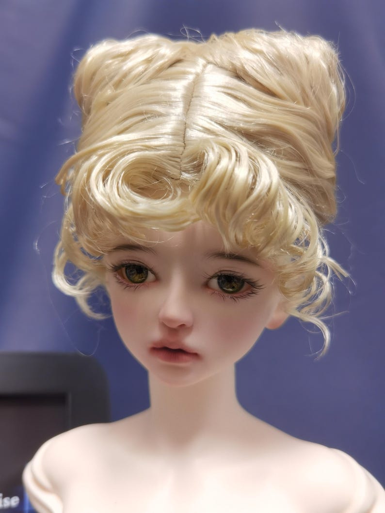 1/3 Bjd Wig 8-9'' Doll Hair,cute Doll Wig Curly Wig,5 Colors Bjd Doll ...