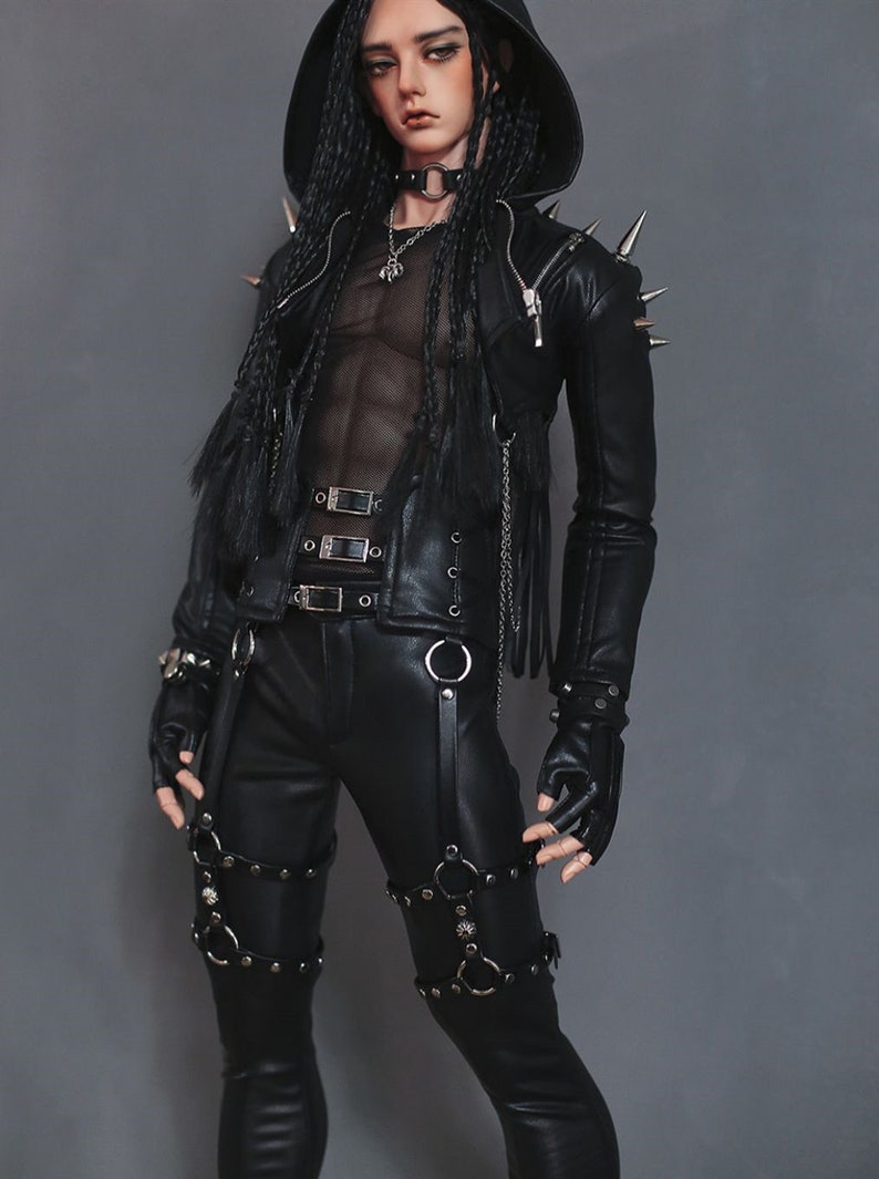 Cool Punk Boy Doll Clothes 1/3 Bjd Clothes Ucnle Doll Clothing - Etsy