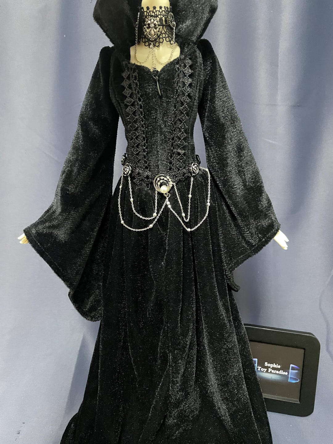 1/3 Bjd Clothes Black Witch Gowns,custom Doll Clothes for 50-75cm BJD ...