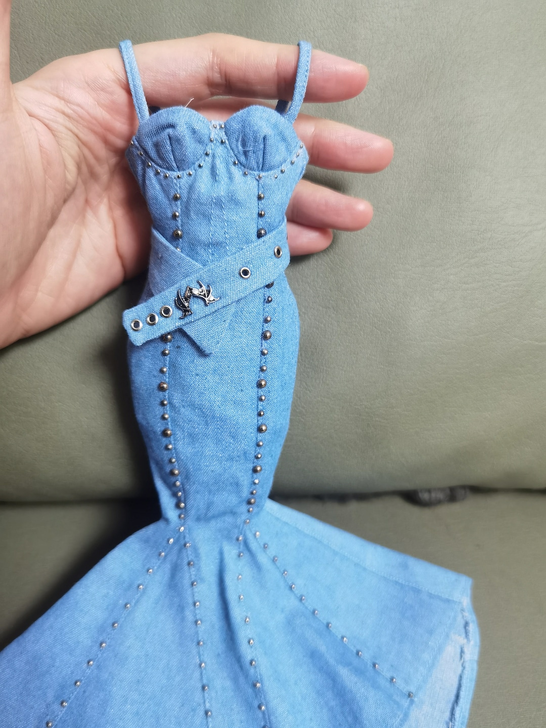 Doll Clothes 1/6 Bjd Dress Outfits for Blyth/ob24/ob22,sexy Denim Bjd ...