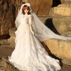 Doll Dress 1/4 1/3 BJD Clothes for Msd/ 1/3 AS Girl/smart Doll/sdgr ...