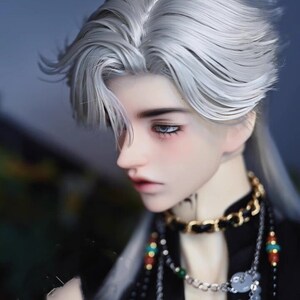 Stylish 1/4 1/3 Bjd Wig: 8-9'' 7-8'' Fashion Doll Hair With a Chic Wolf ...