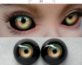 BJD Blue Fantasy Doll Eyesrealistic Eyes Bjd Eyes 10mm 24mm - Etsy