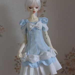 Cute Doll Clothes,blue Doll Dress,1/3 1/4 1/6 Bjd Clothes for Smart ...