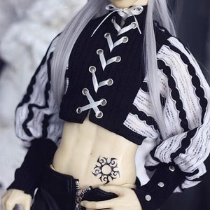 Custom Bjd Clothes Male Female Doll Clothing Tops Shorts,fashion Doll ...