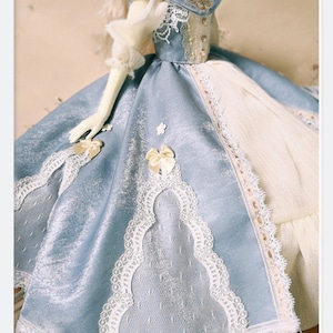 Medieval Victorian Bjd Dress,ball Jointed Doll Clothes for 1/3 1/4 Bjd ...