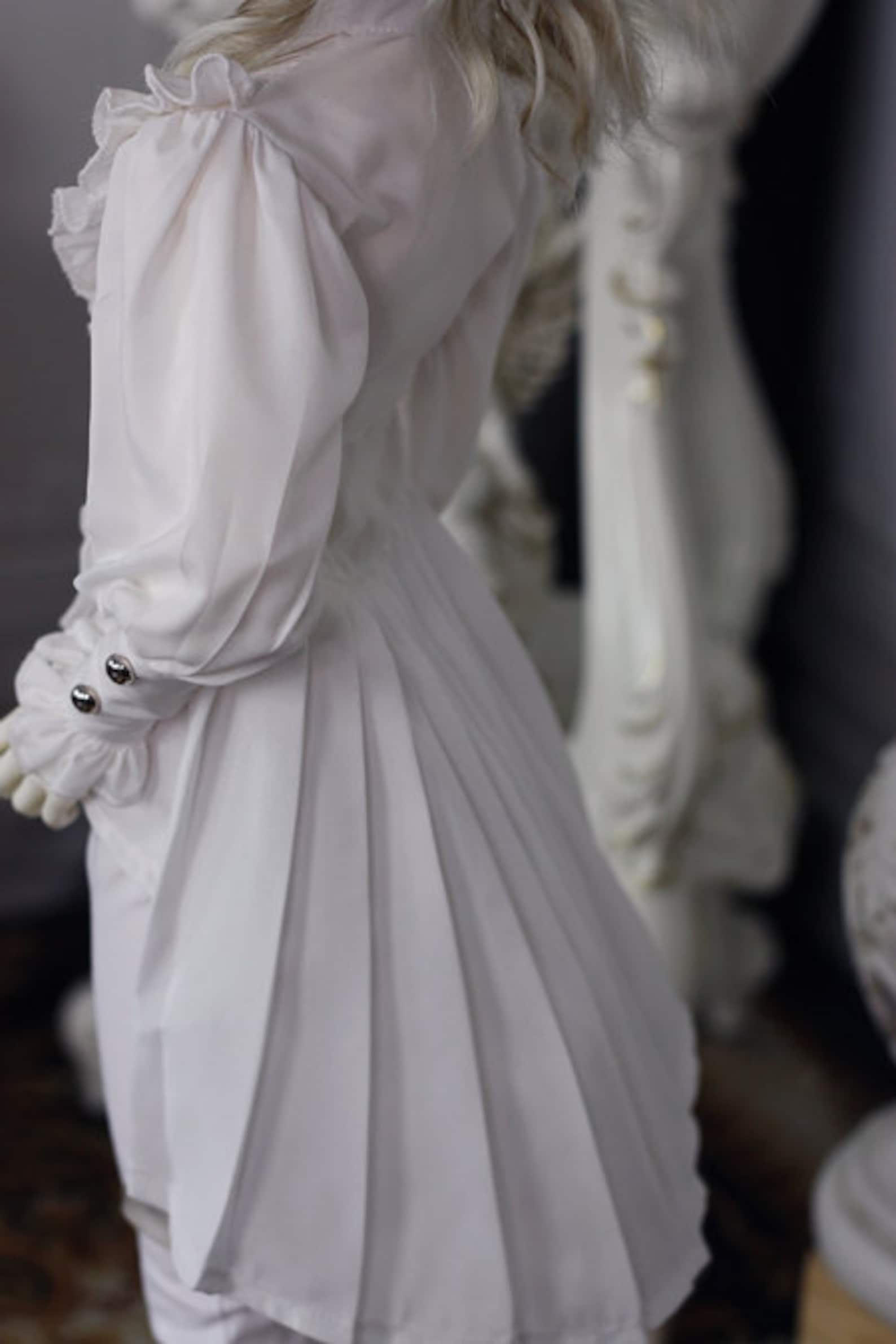 Custom Bjd Clothes,bjd Formal Dress,white Long Sleeve Shirt Pants for 1 ...