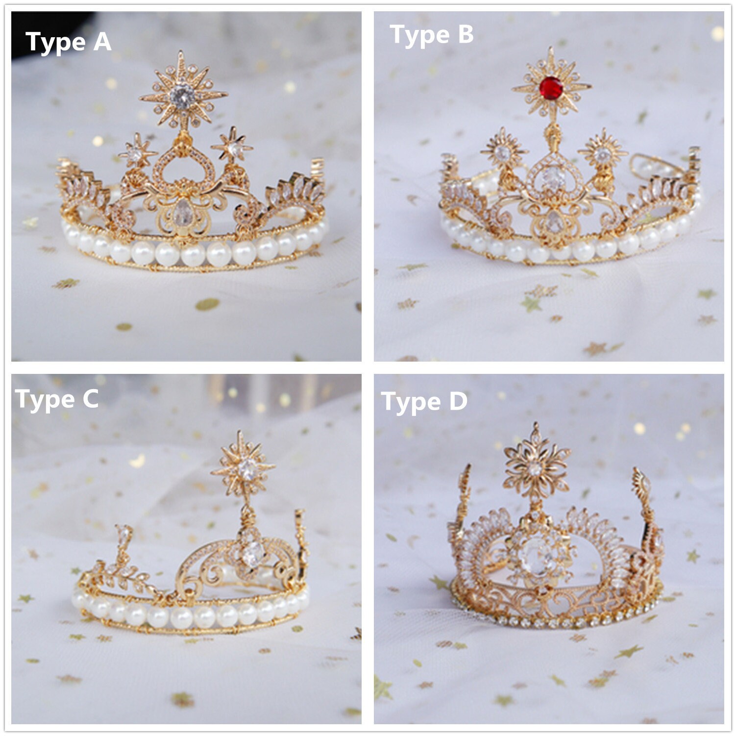 Miniature Queen Crown Doll Crown for Blyth Doll and 1/3 1/4 1/6 Bjd ...