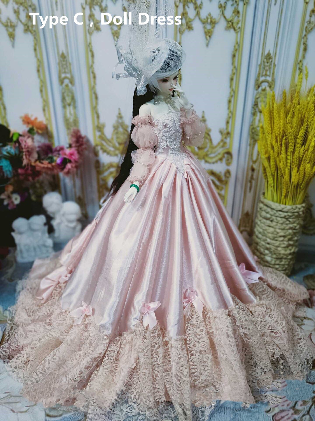 Party Doll Dress Doll Clothes 1/3 BJD Clothes Outfit for Most 1/3 Bjd ...