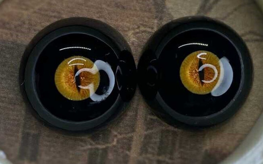 Black Safety Eyes Realistic Eyes 10mm 14mm 16mm 18mm 12mm Bjd Doll Eyes ...