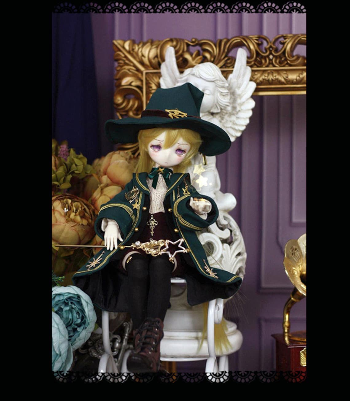 Cosplay Costume Magician Doll Clothes,1/3 1/4 Bjd Clothes for Bjd Doll ...