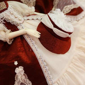 Medieval Victorian Bjd Dress,ball Jointed Doll Clothes for 1/3 1/4 Bjd ...