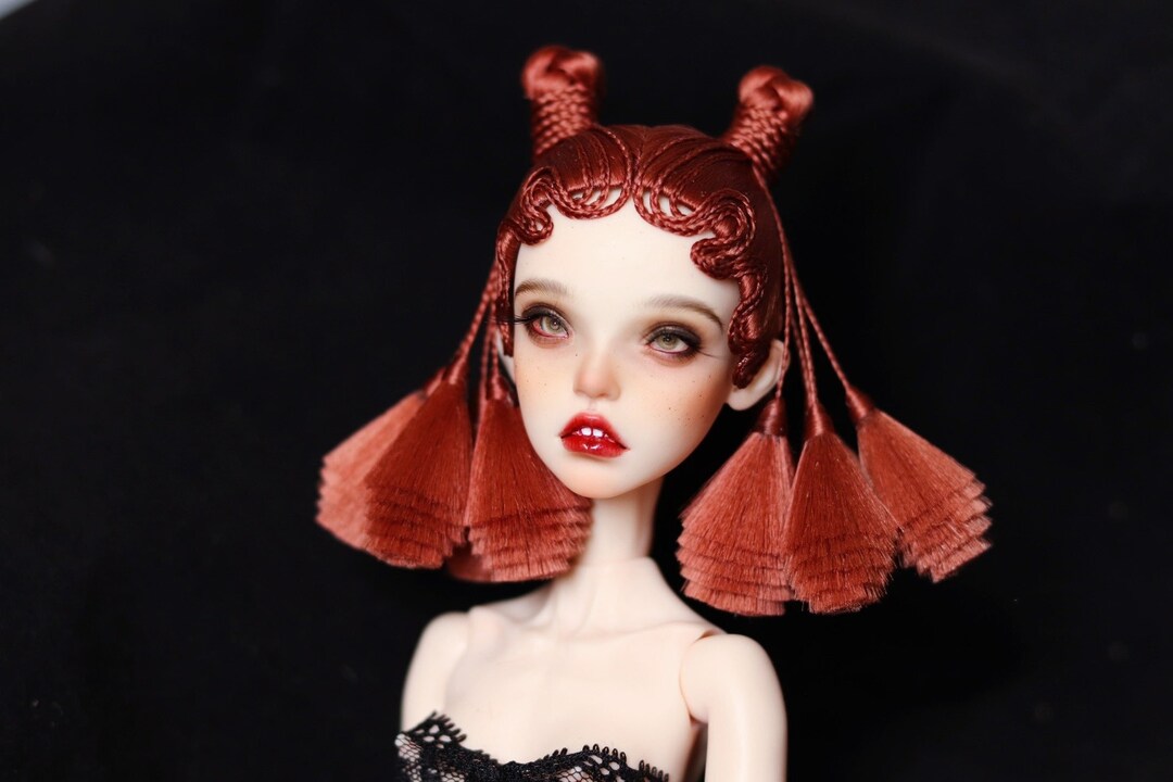 5 Colors Silk Wig for Popovy Sisters Dolls1/4 Bjd Doll - Etsy
