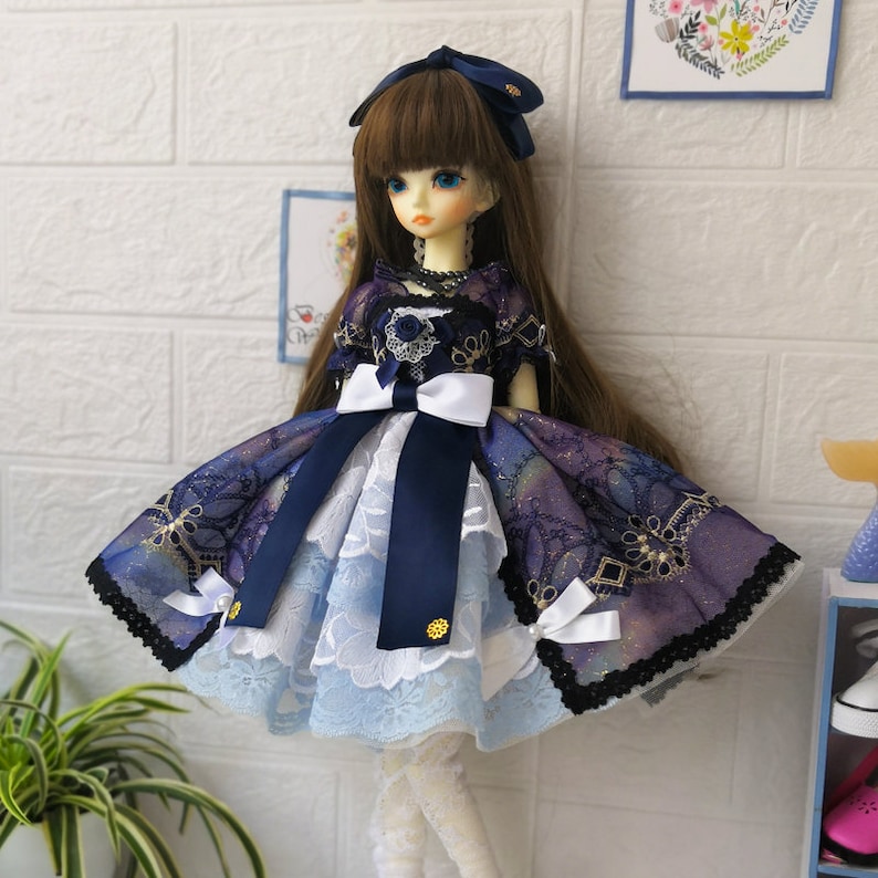 1/3 1/4 BJD Clothes Star Style Lolita Dress Bjd Outfit for | Etsy