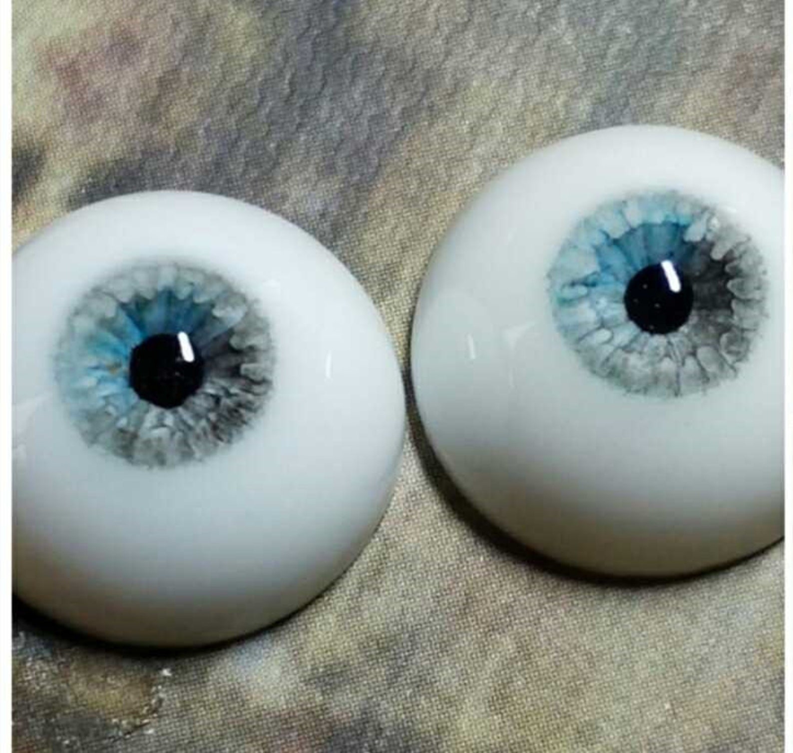 Realistic Resin Doll Eyesblue Eyes16mm 14mm 12mm Bjd - Etsy