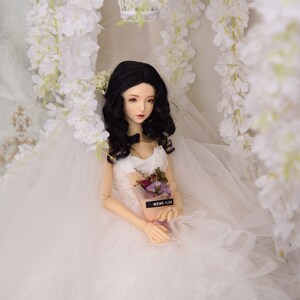 Wedding Dress Doll Clothesbjd Clothes for 1/6 1/4 1/3 Bjd - Etsy