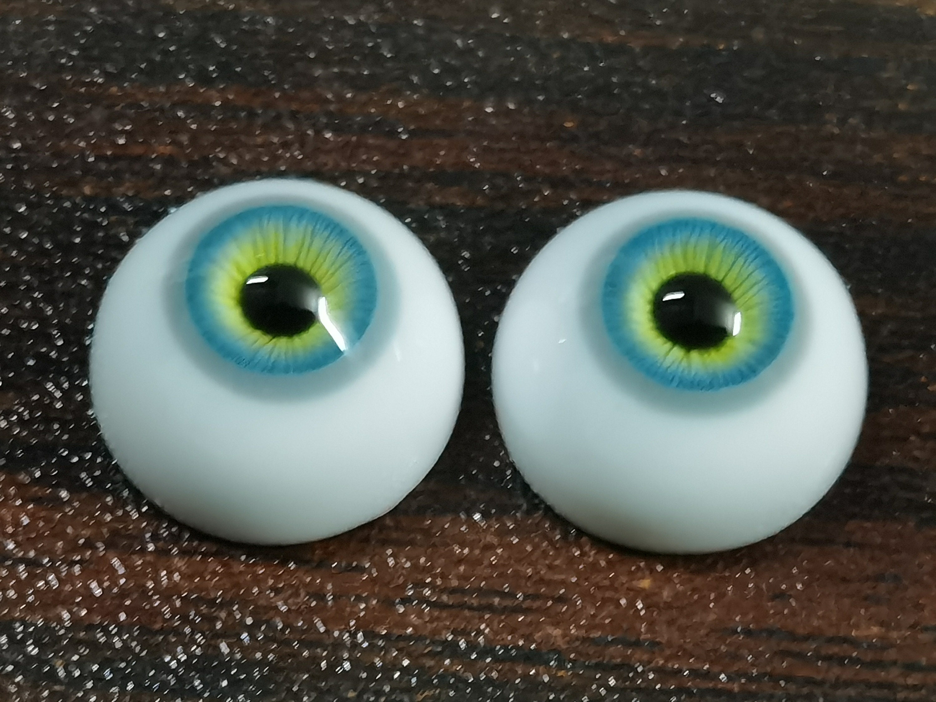 Green Doll Eyes Safety Eyes Realistic Eyes for Bjd Accessories,10mm ...