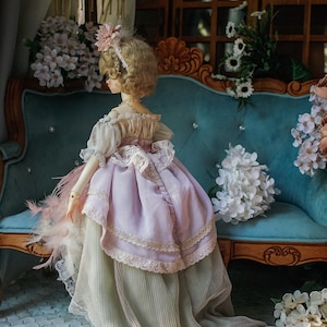 Customize Doll Dress 1/3 1/4 1/6 BJD Clothes for 11'' or 12'' Fashion ...