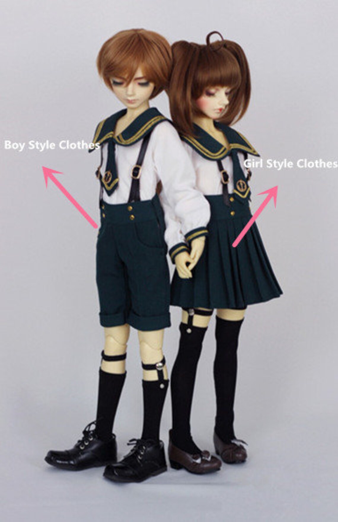 Custom Doll Clothes School Uniform Doll Clothing 1/3 Bjd - Etsy