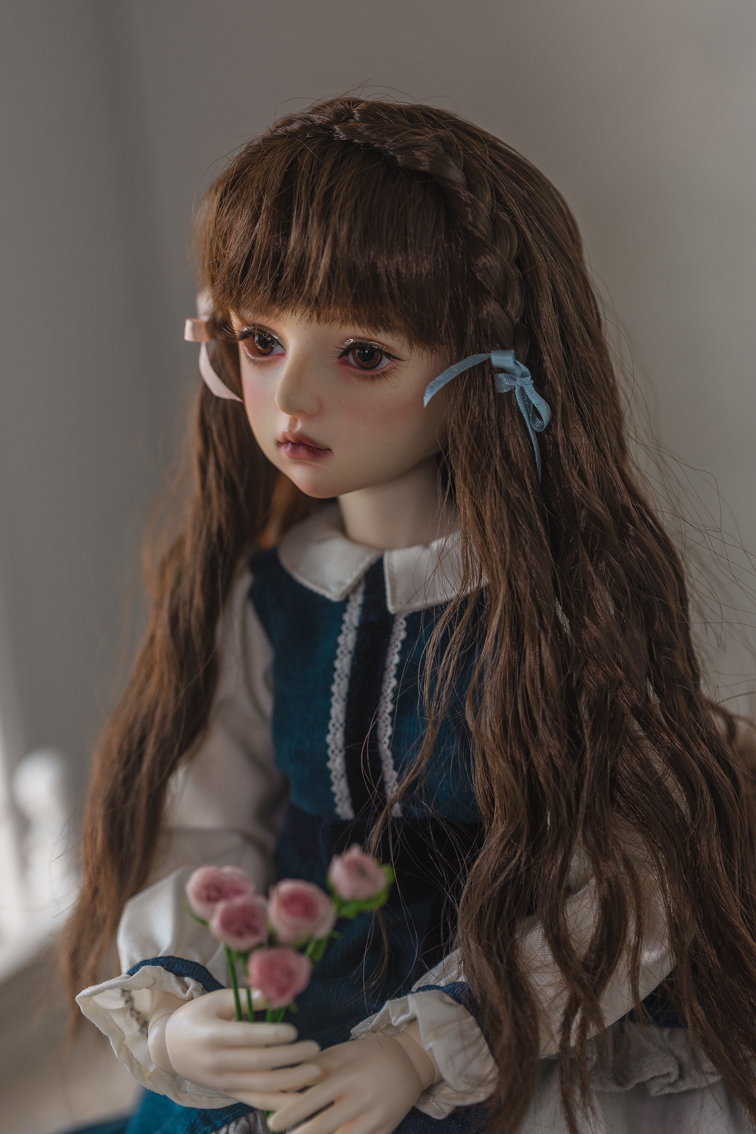 Soft Doll Wig Curly Wig Long Doll Hair 1/3 1/4 1/6 Bjd Wigs for BJD ...