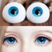 Blue Safety Eyesrealistic Resin Doll Eyes8mm 20mm Bjd Eyes - Etsy