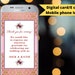 Customizable Mobile phone invite thankyou card Mobile | Etsy