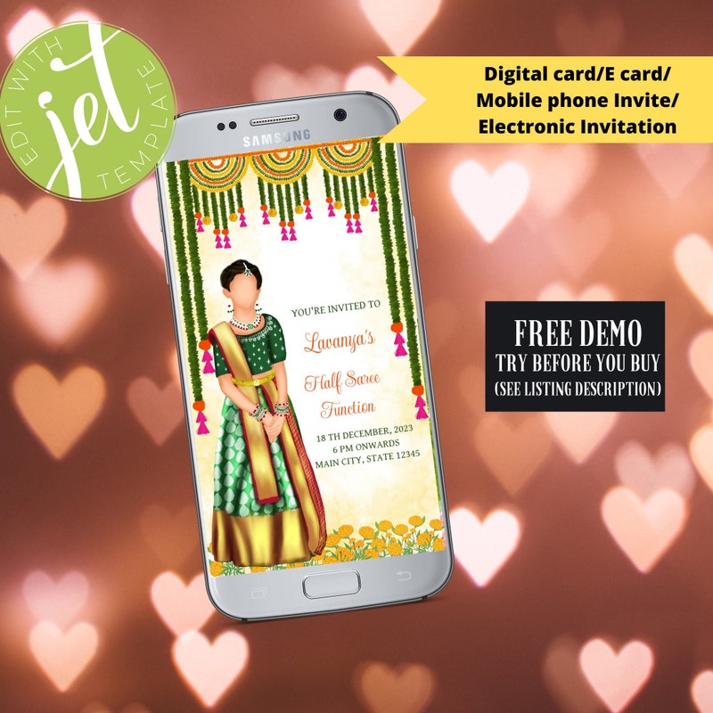 Puberty Ceremony Invitation - Etsy