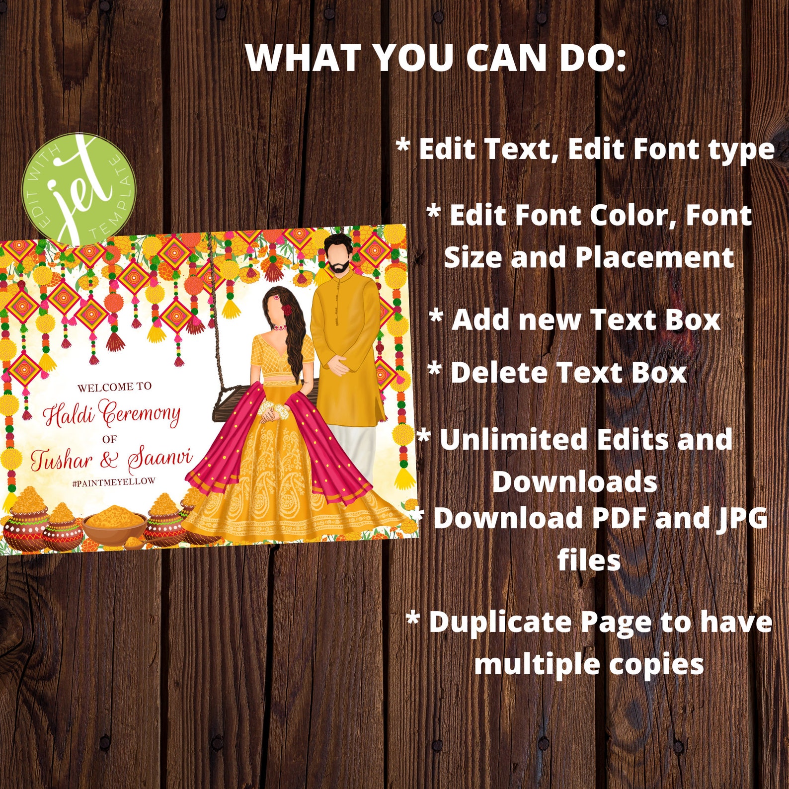 Couple Haldi Sign Maiyan Welcome Sign Vatna Sign Maticoor - Etsy