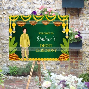 Buy Dhoti Ceremony Sign, Hindu Dhoti Ceremony, South Indian Dhoti ...