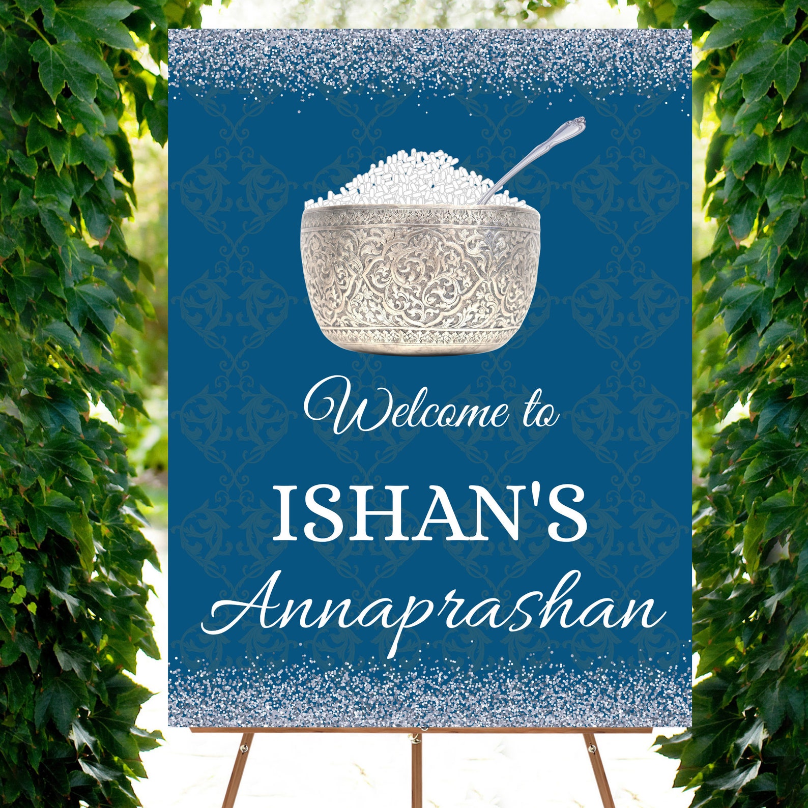 Rice Feeding Sign Annaprasan Sign Paasni Sign Annaprashana | Etsy