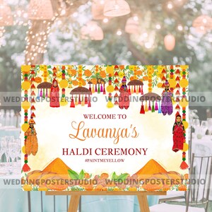 Haldi Sign, Haldi Welcome Sign, Vatna Sign, Maticoor Sign, Gaye Holud ...