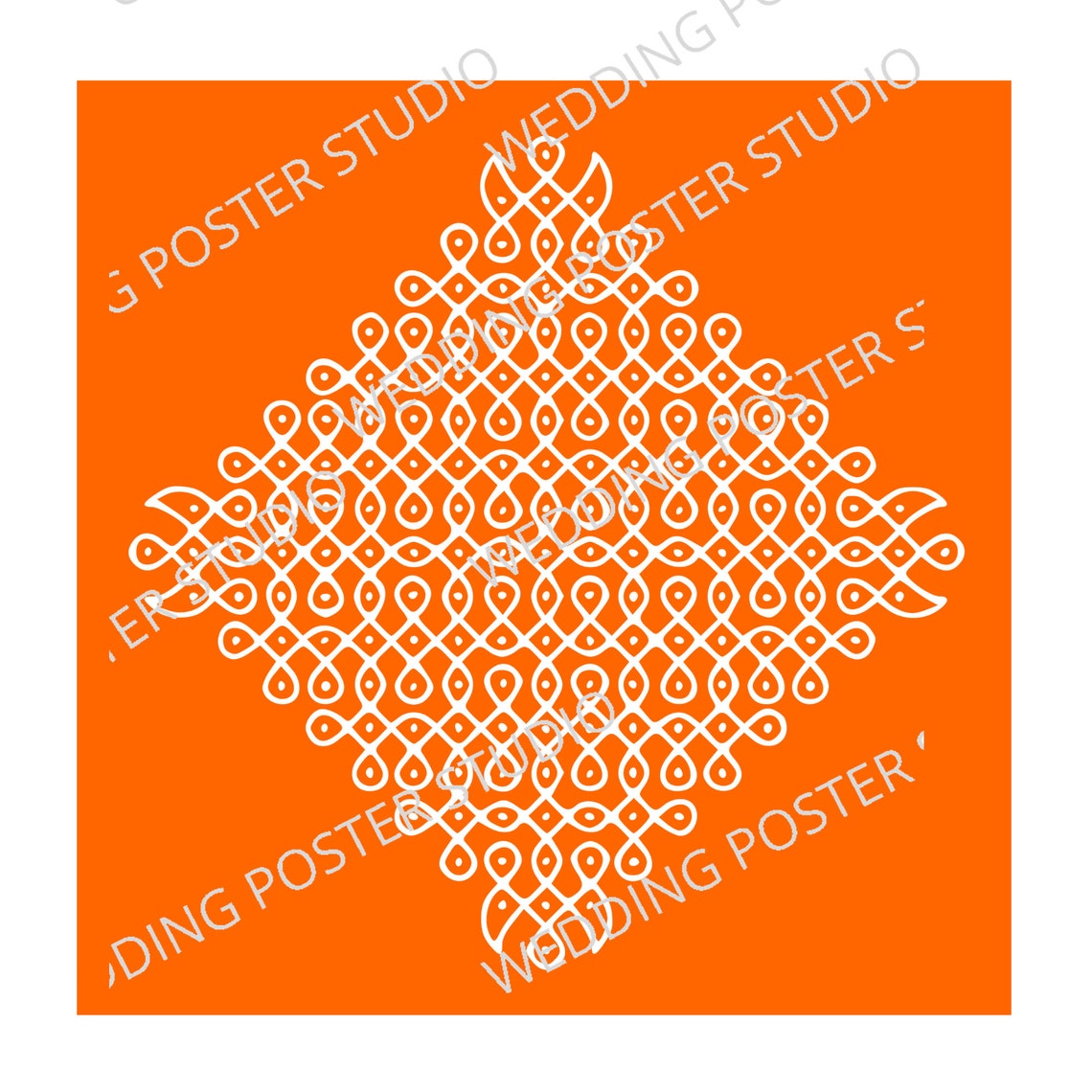 Kolam background Decor Digital File Indian wedding Backdrop | Etsy