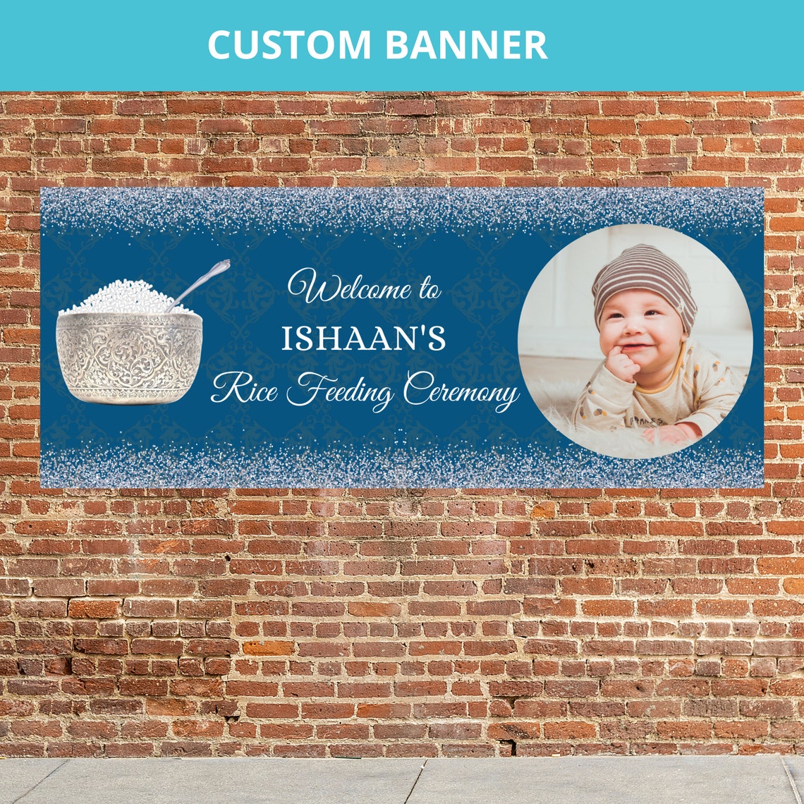 Custom Vinyl Banner Digital File for Various Occasions Desi - Etsy