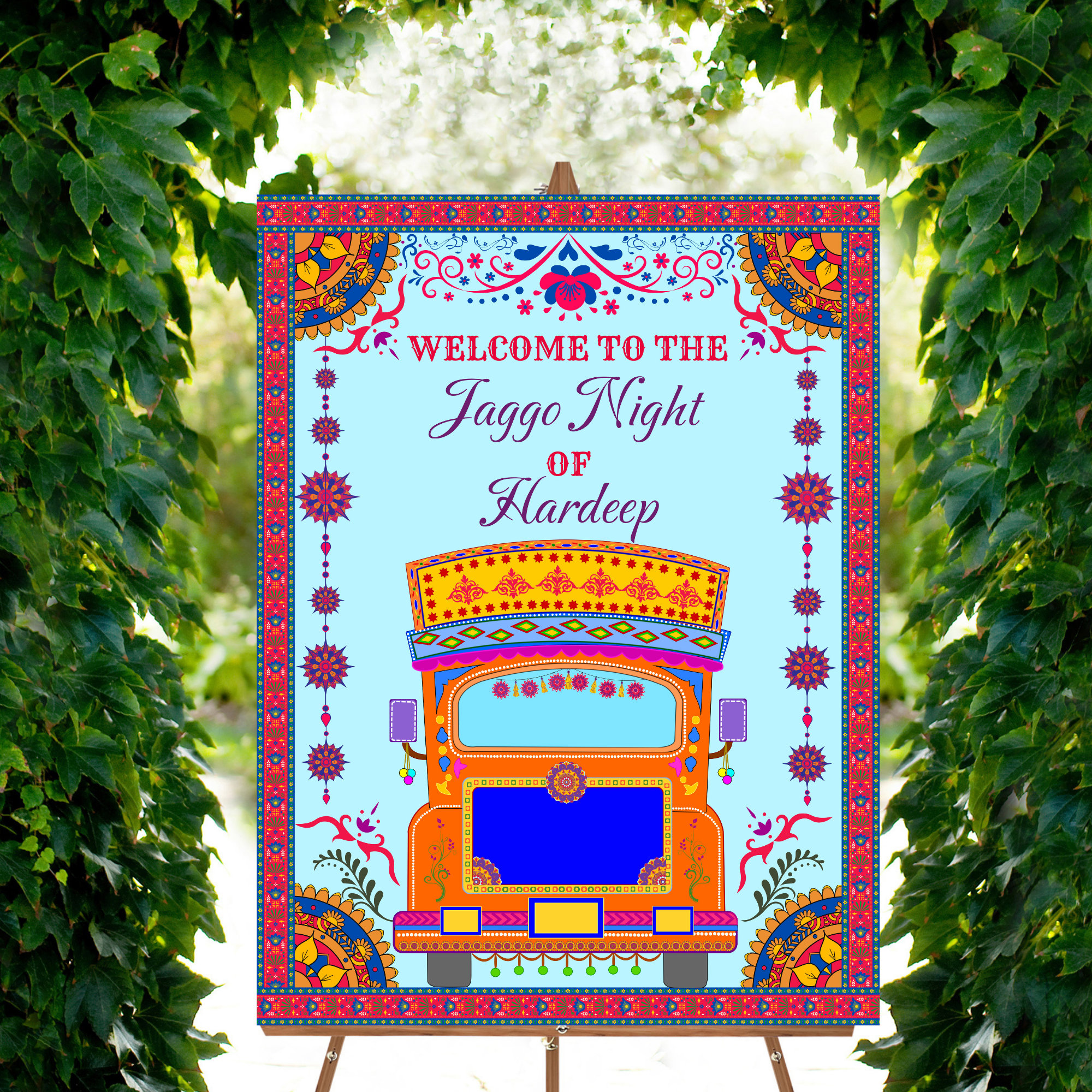 Punjabi Jaggo Sign Jaggo Night Sign Maiyan Sign Jaggo - Etsy Canada