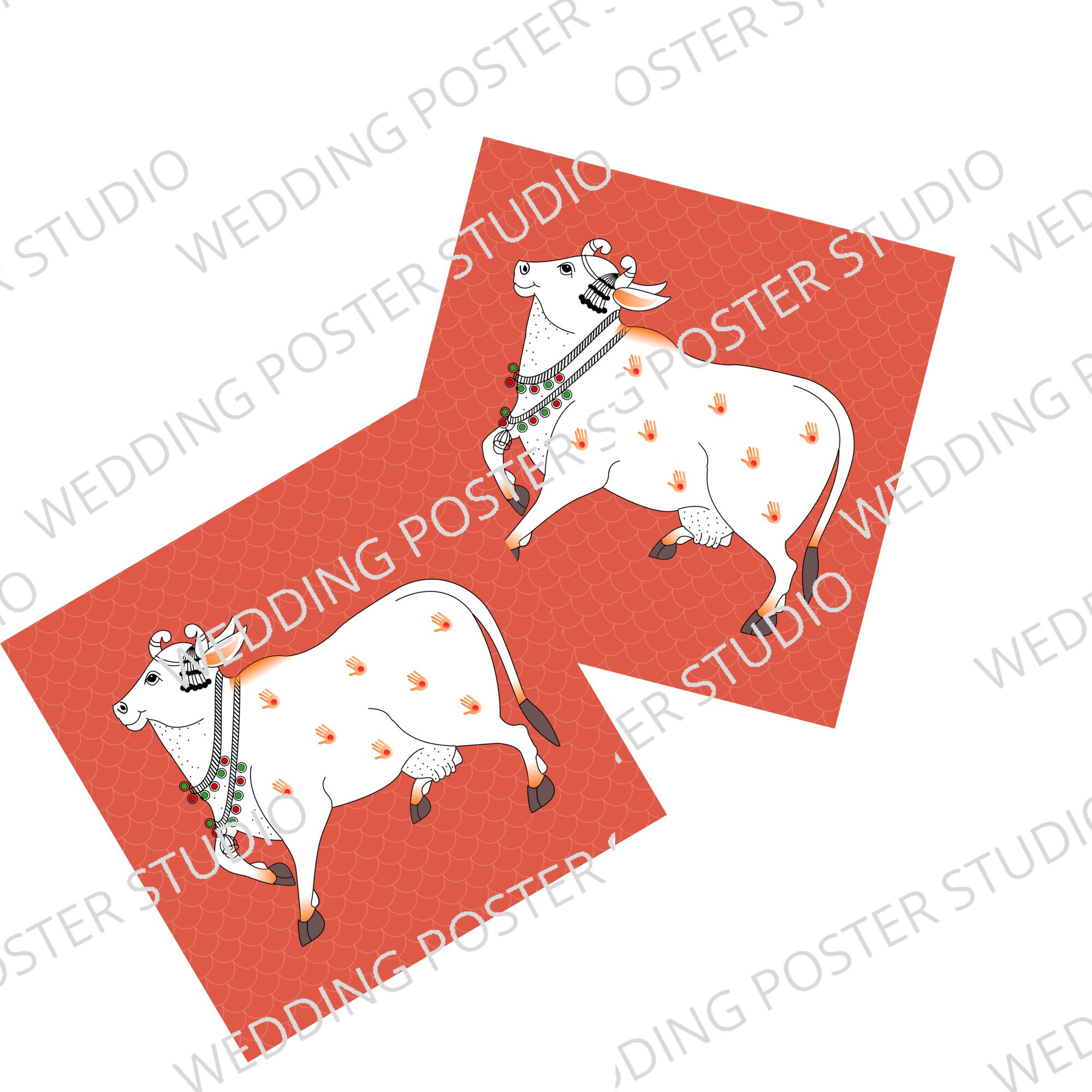 8x8 Pichwai background Decor Digital File Indian | Etsy