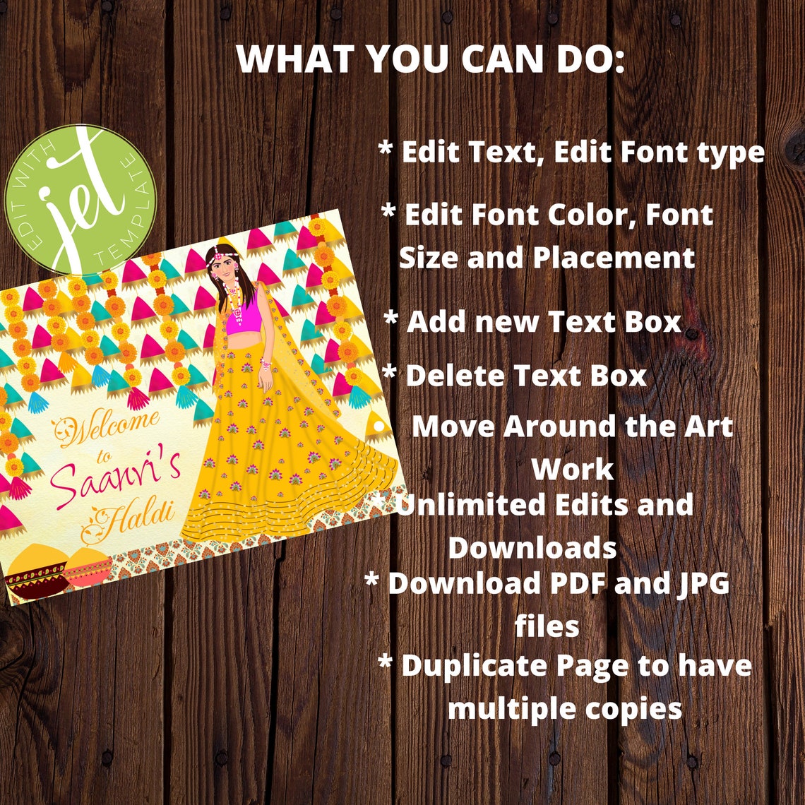 Haldi/mehndi Wedding Sign Indian Wedding Signs Mayun Hindu - Etsy