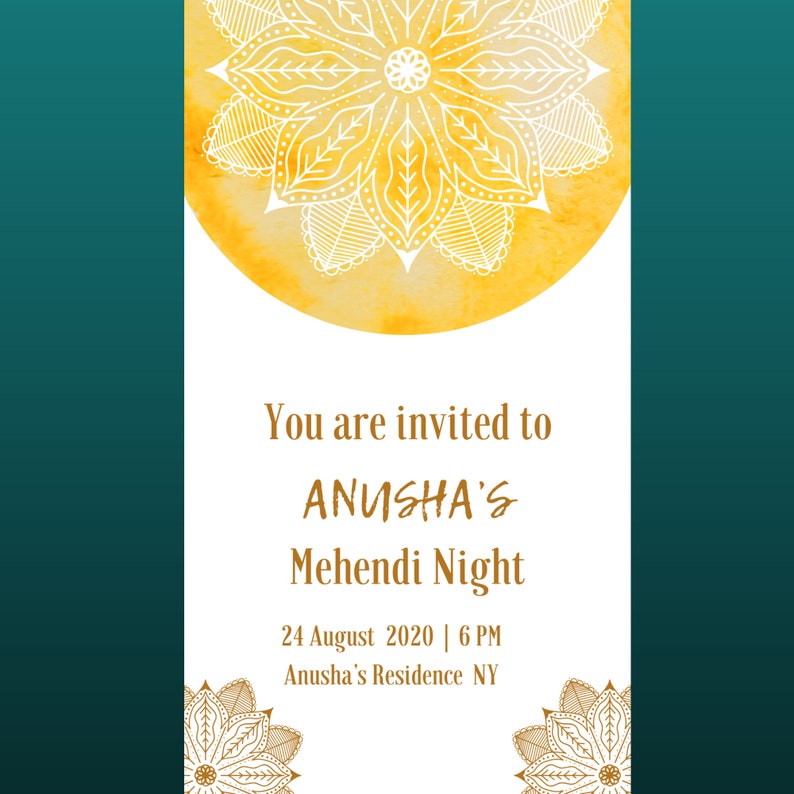 Customizable Mobile phone invite Mobile invitation E card | Etsy