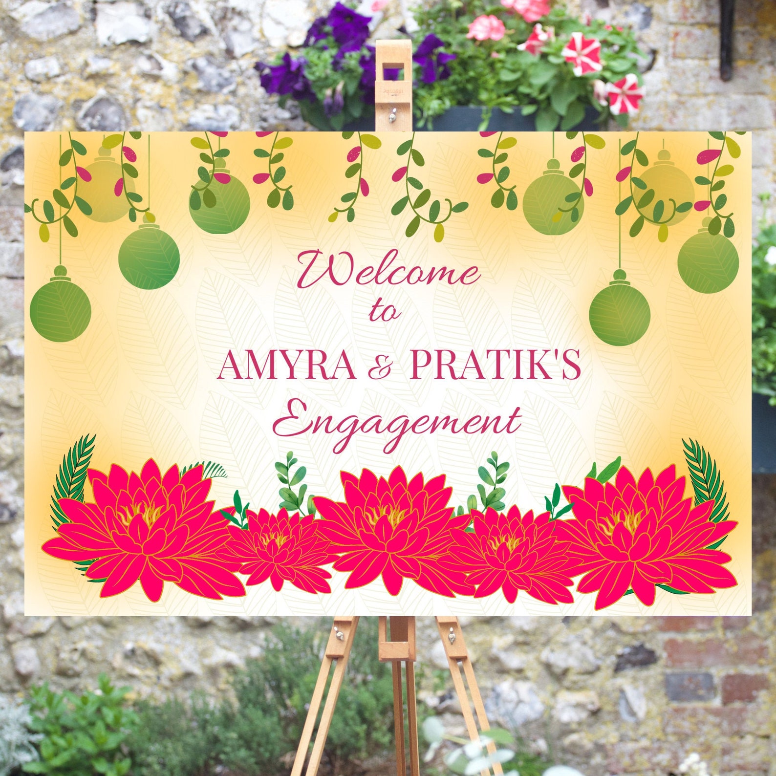 Punjabi Wedding Sign Maiyan Sign Jaggo Night Chooda - Etsy