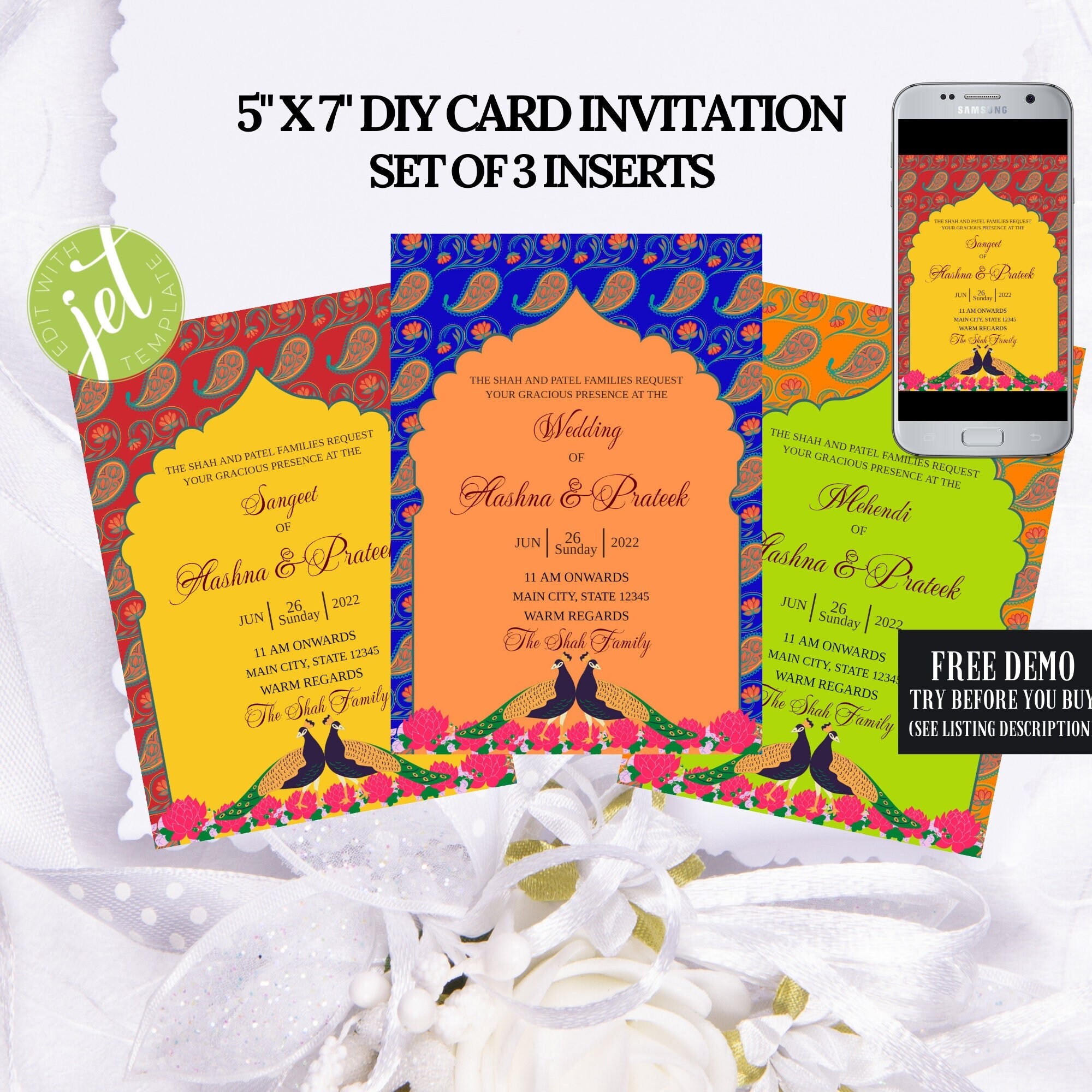 Indian Invitation Background - Etsy