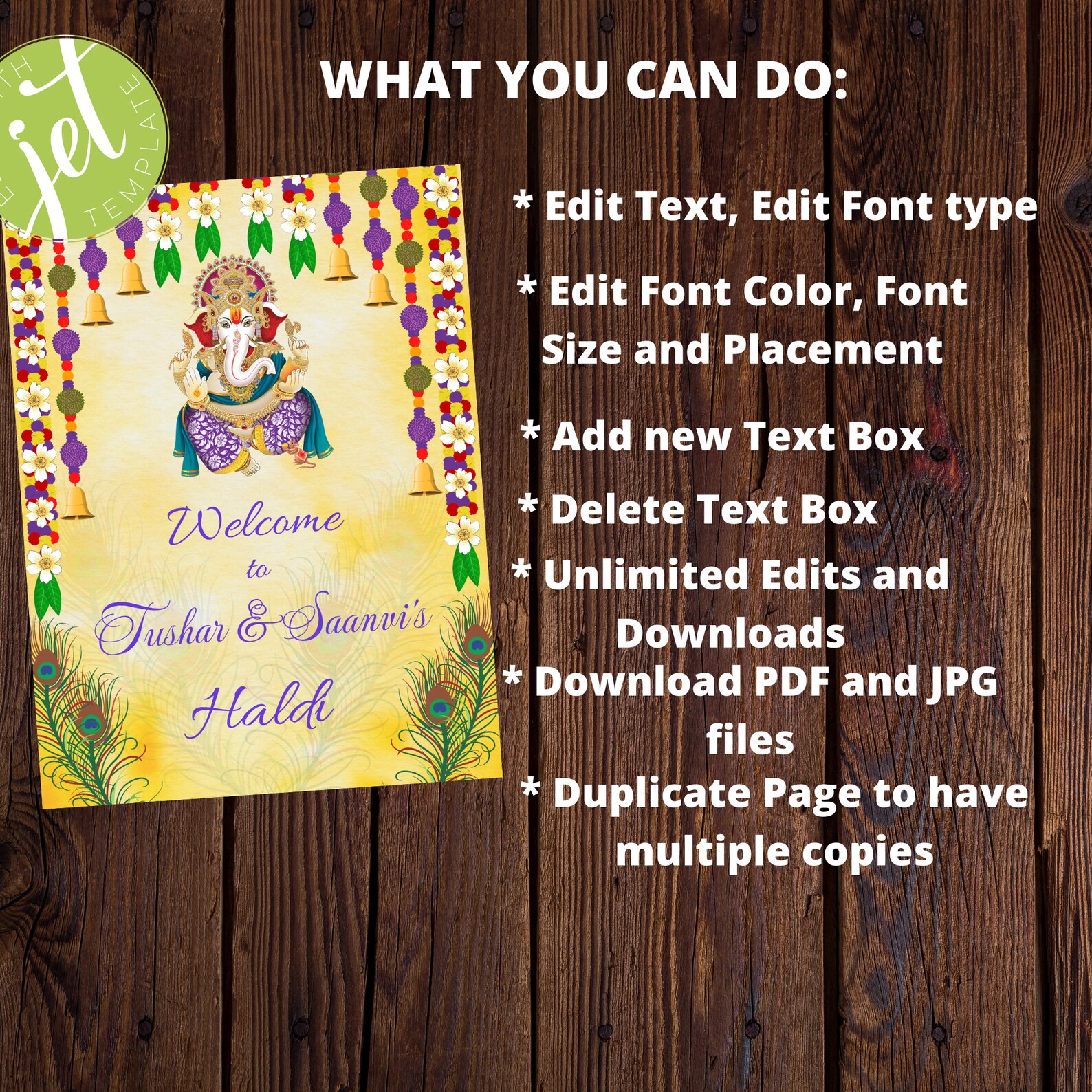 Haldi/grah Shanti Sign Haldi Welcome Sign Hindu Wedding - Etsy