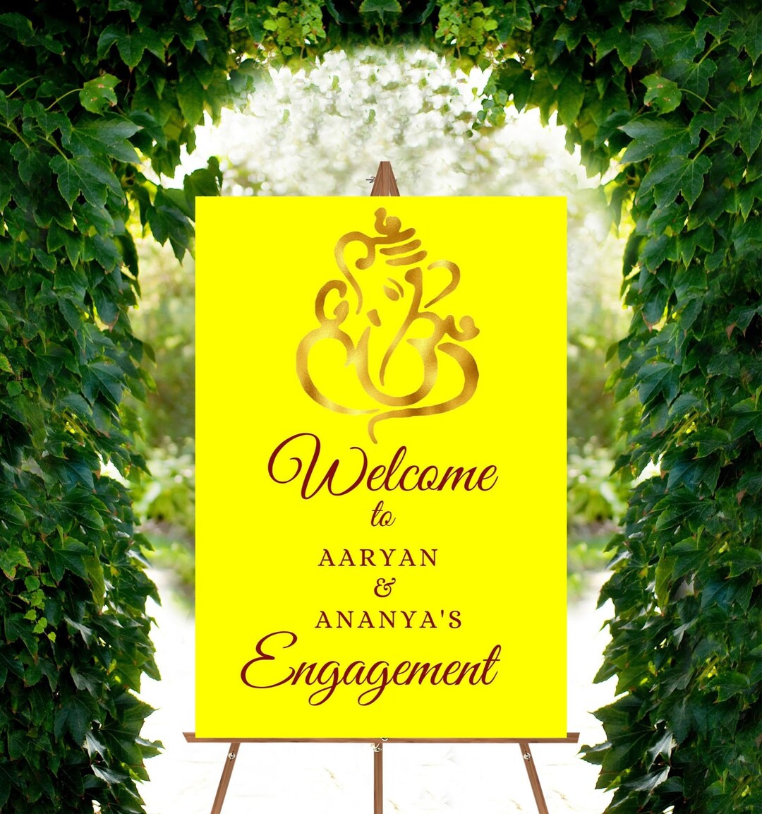 Grah Shanti Sign, Haldi Sign, Indian Wedding Sign, Reception Sign ...