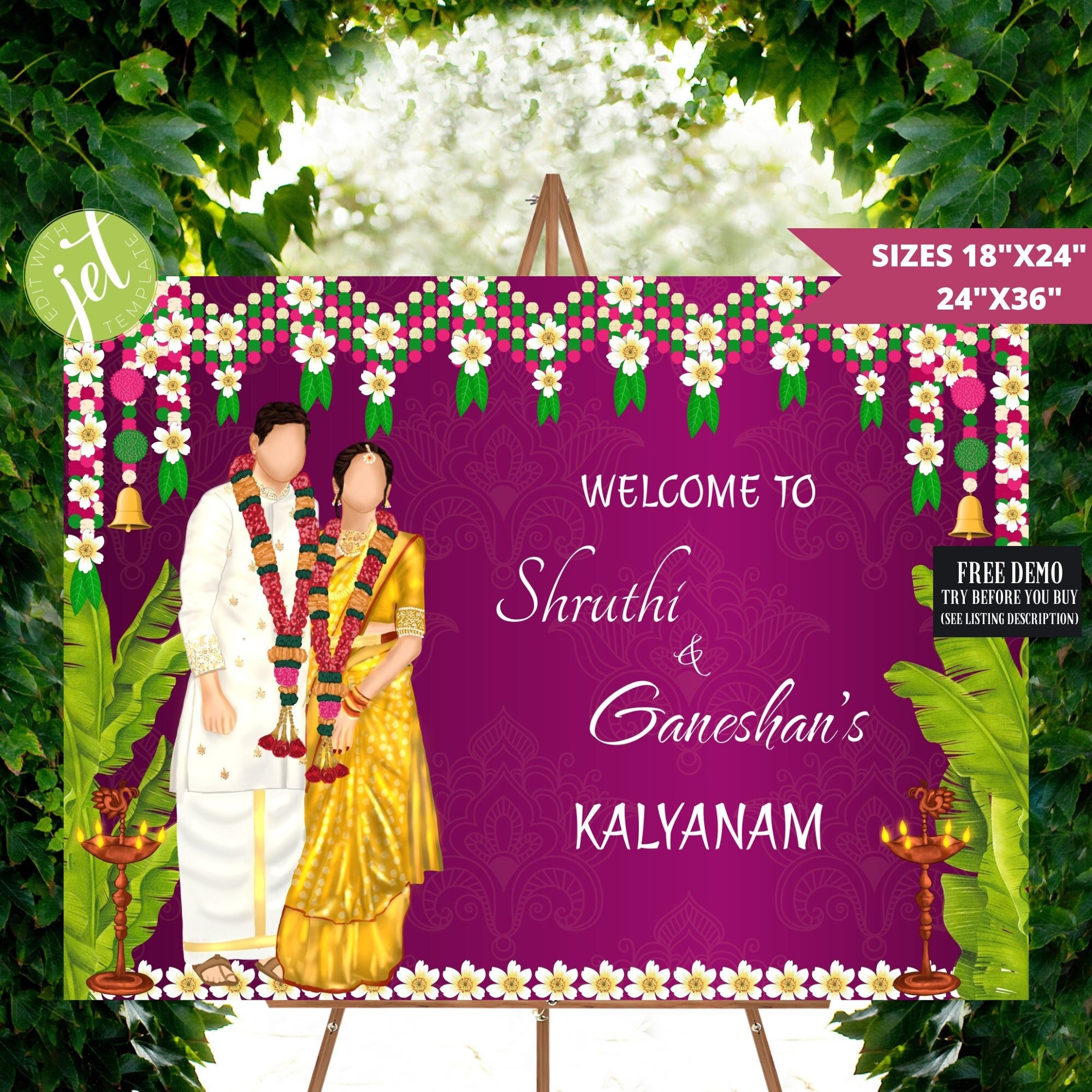 Hindu Marriage Banner Design