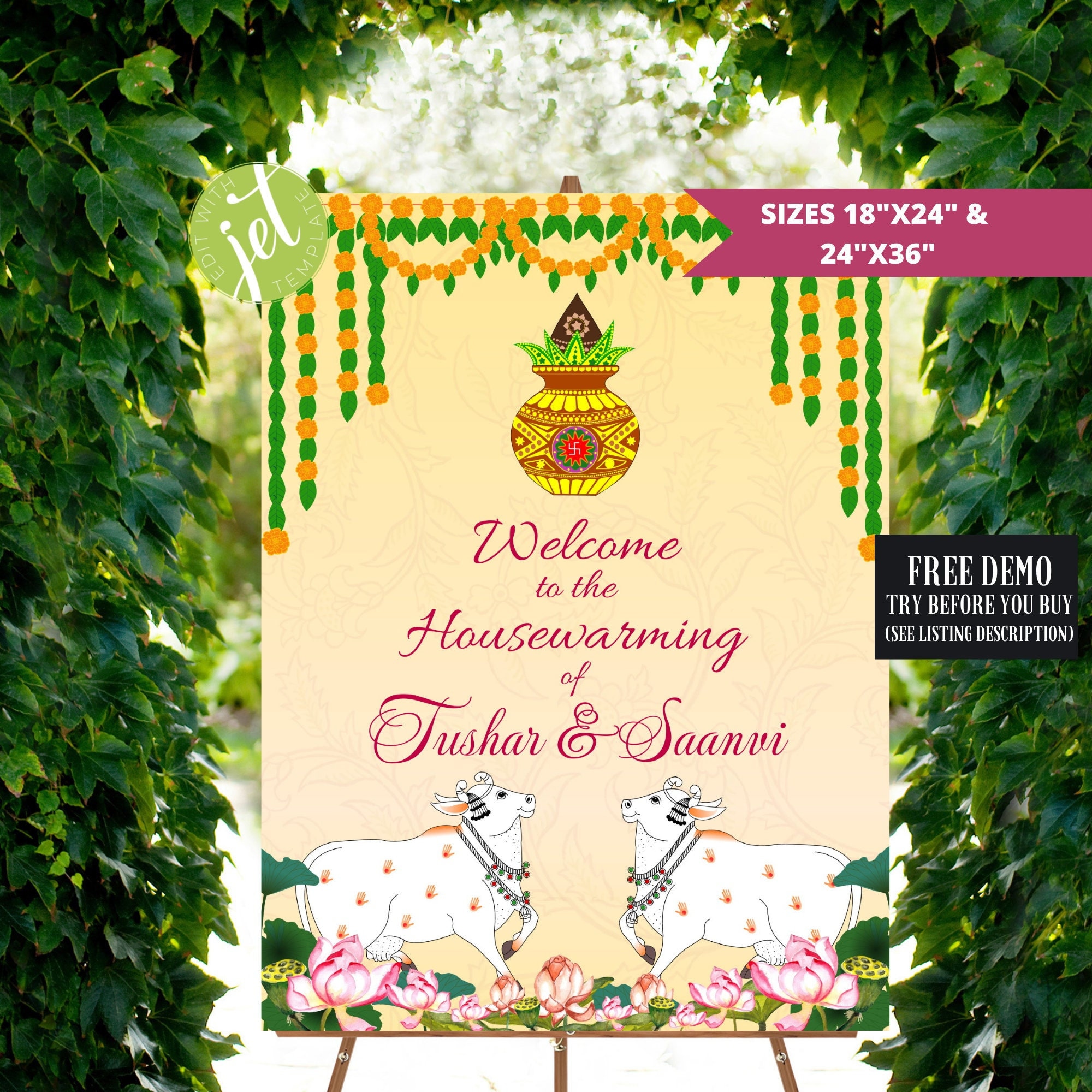 Housewarming Sign Grah Shanti Sign Haldi Sign Welcome Sign - Etsy