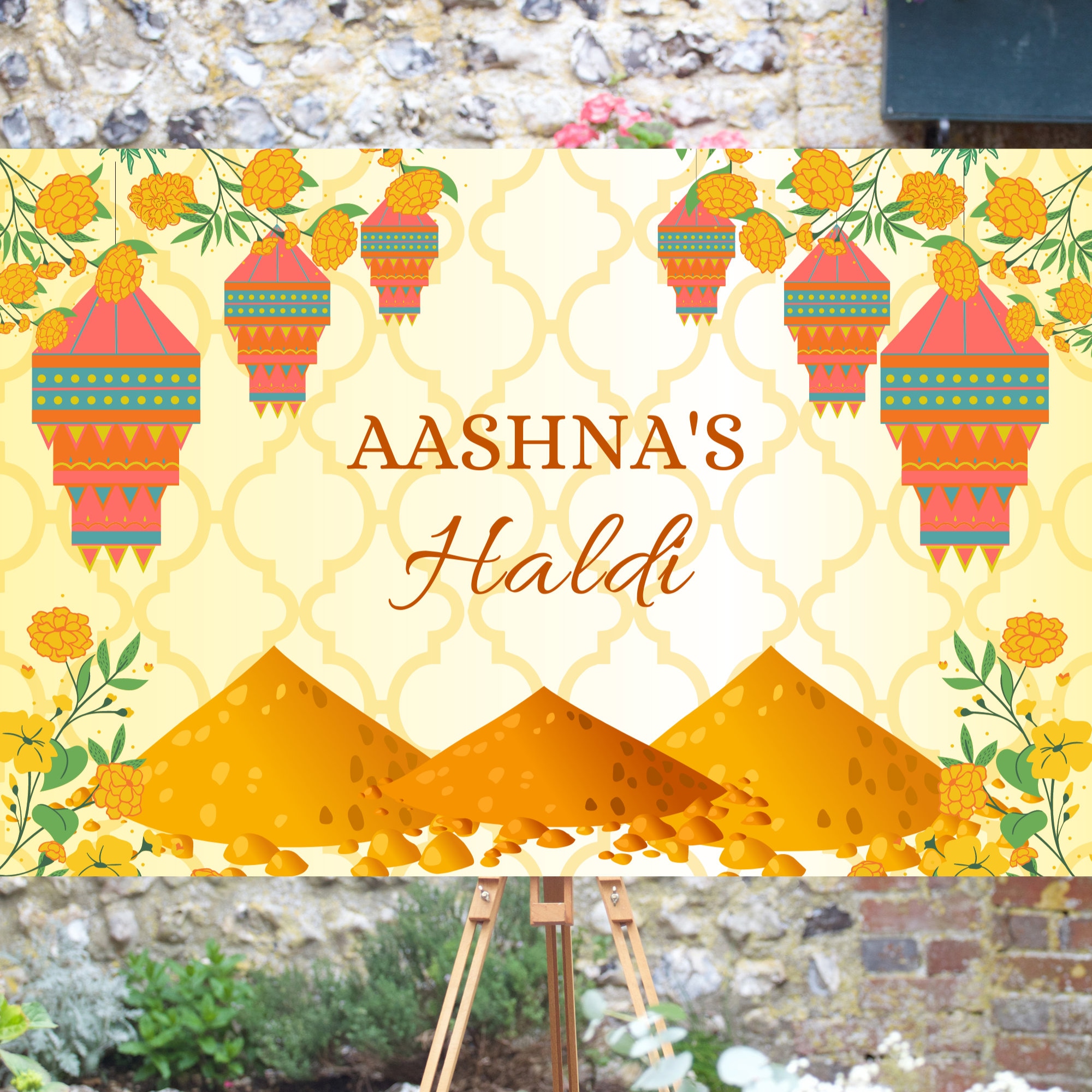 Haldi Sign Haldi Welcome Sign Hindu Wedding Haldi Sign | Etsy