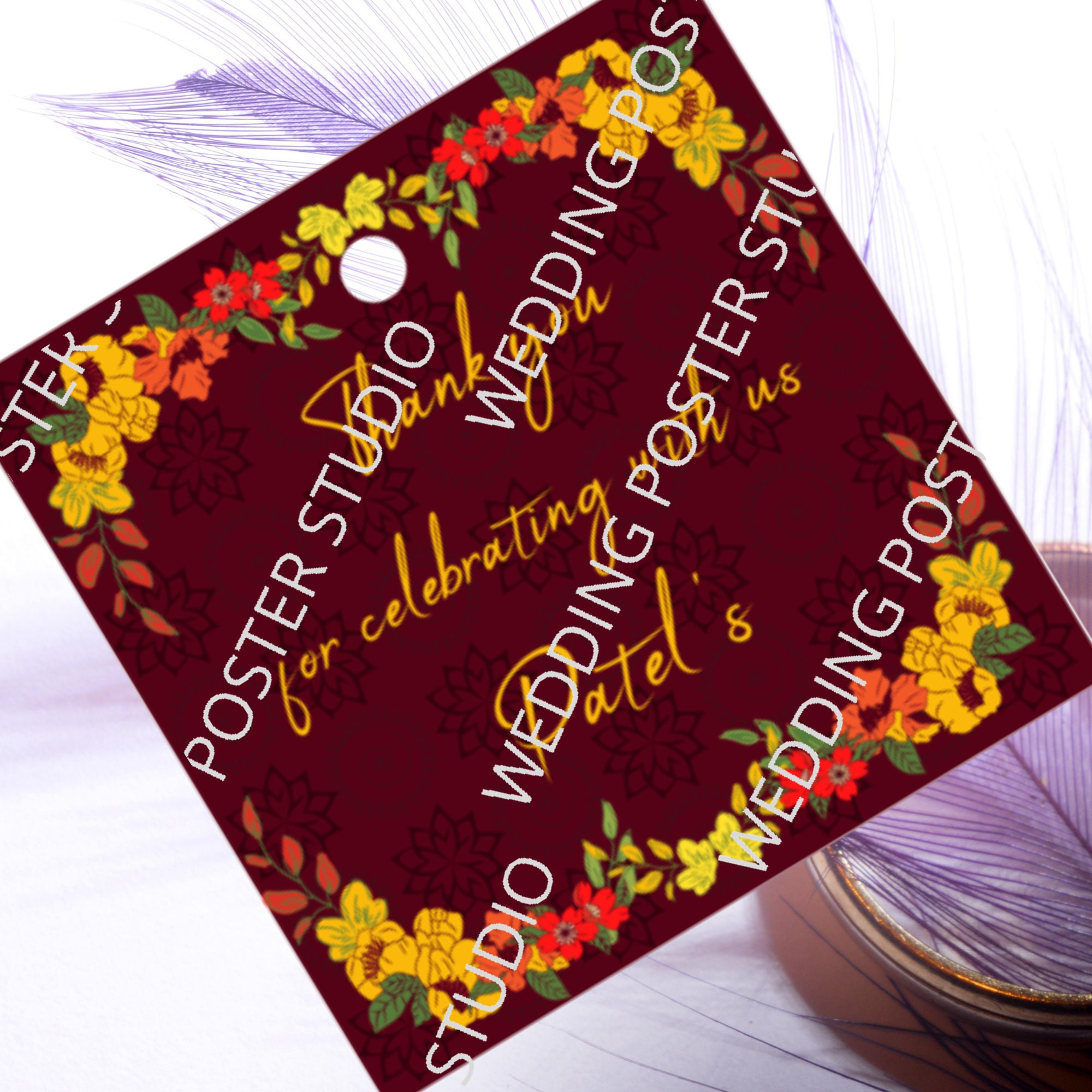 Customizable Gift Tags Gift Tags DIY Indian Favors Gift - Etsy